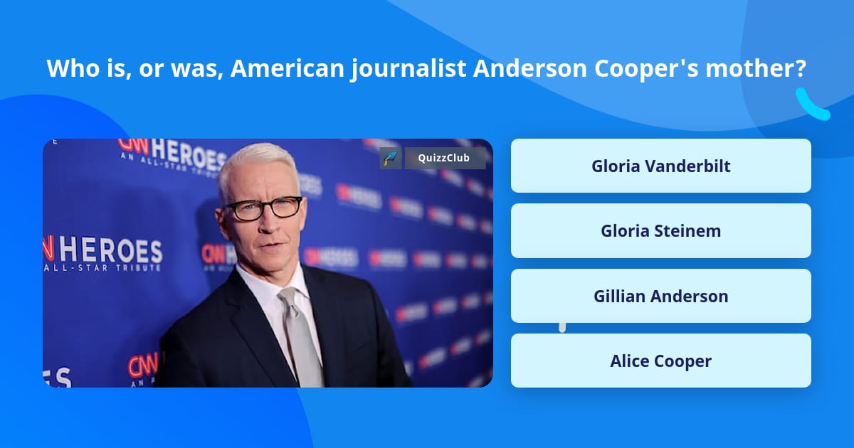 Who is, or was, American journalist... | Trivia Questions | QuizzClub