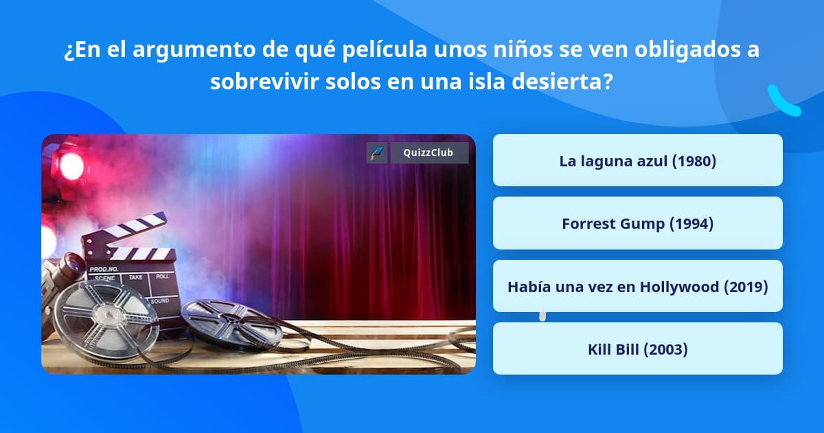 ¿En el argumento de qué película... | Las Preguntas Trivia | QuizzClub