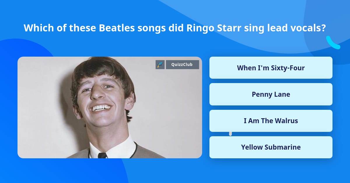 Which of these Beatles songs did... | Trivia Answers | QuizzClub