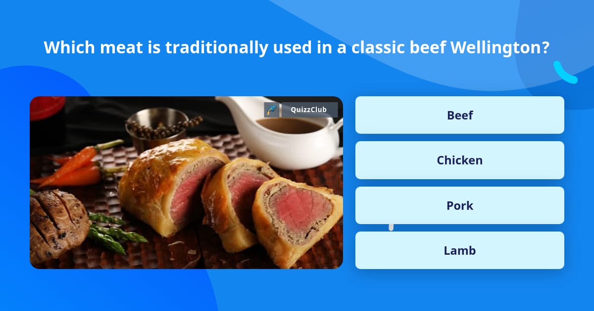 Which meat is traditionally used in... | Trivia Questions | QuizzClub