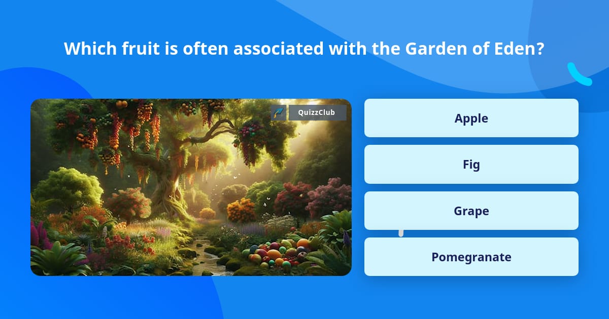 Which fruit is often associated with... | Trivia Questions | QuizzClub