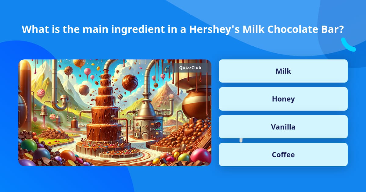 What is the main ingredient in a... | Trivia Questions | QuizzClub