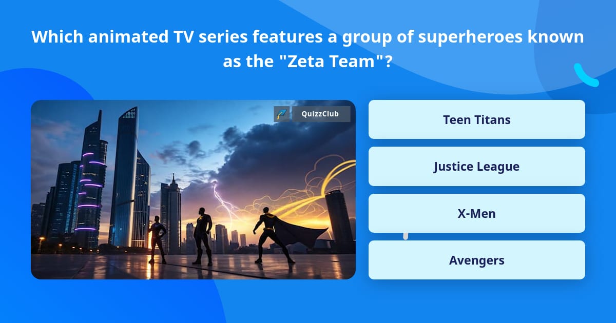 Which animated TV series features a... | Trivia Questions | QuizzClub