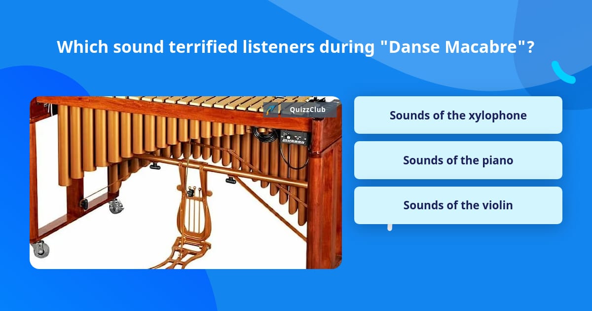 Which sound terrified listeners... | Trivia Questions | QuizzClub