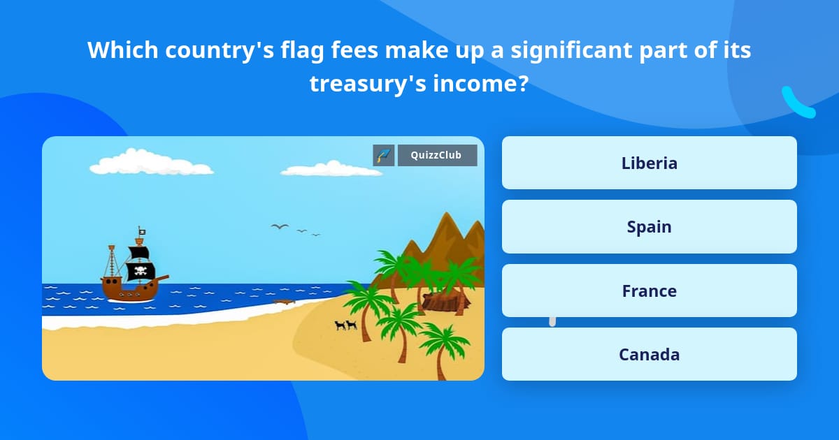 Which country's flag fees make up a... | Trivia Questions | QuizzClub