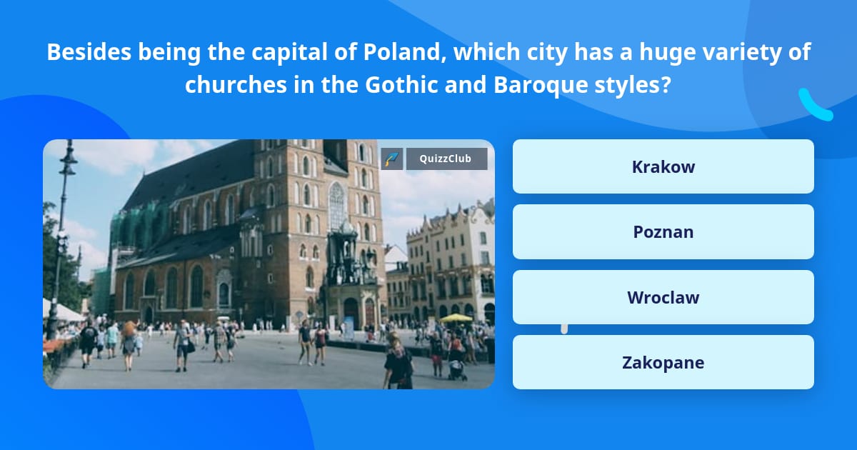 Besides being the capital of Poland,... | Trivia Questions | QuizzClub