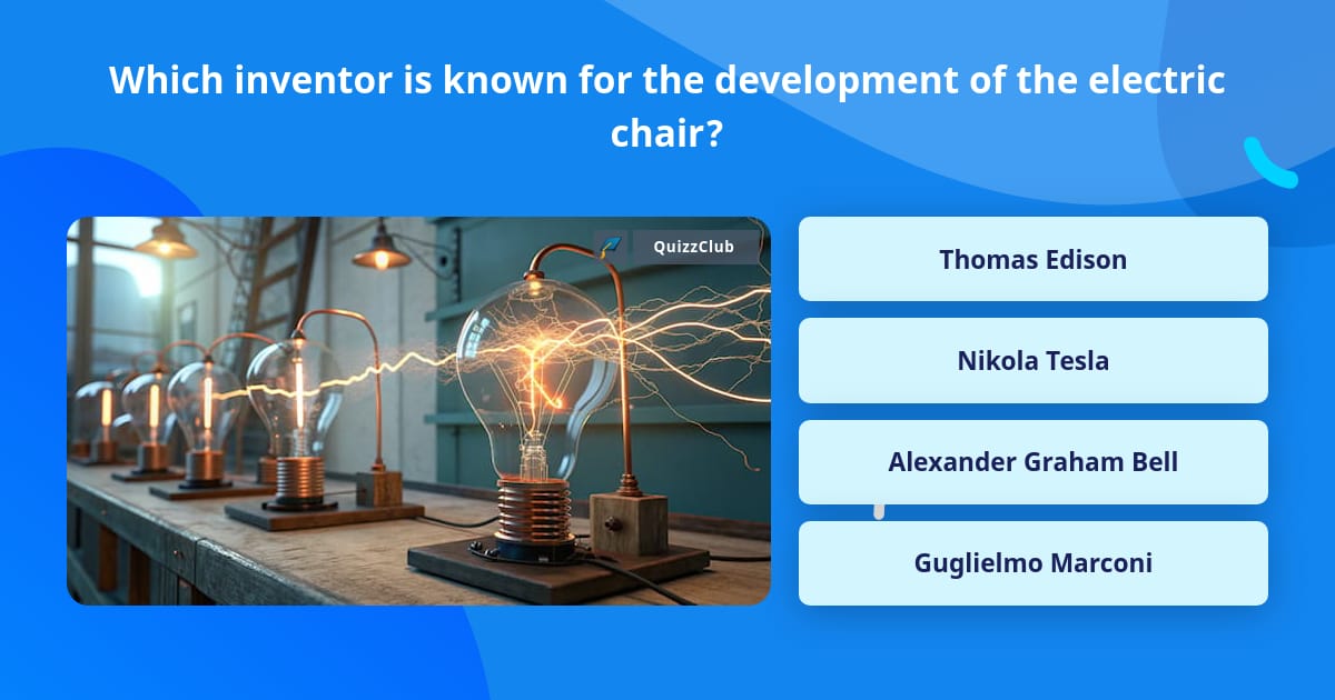 Which inventor is known for the... | Trivia Questions | QuizzClub