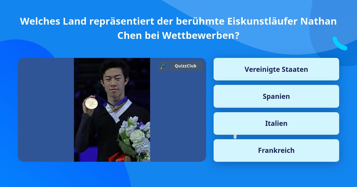 Welches Land repräsentiert der... | Quizfragen | QuizzClub