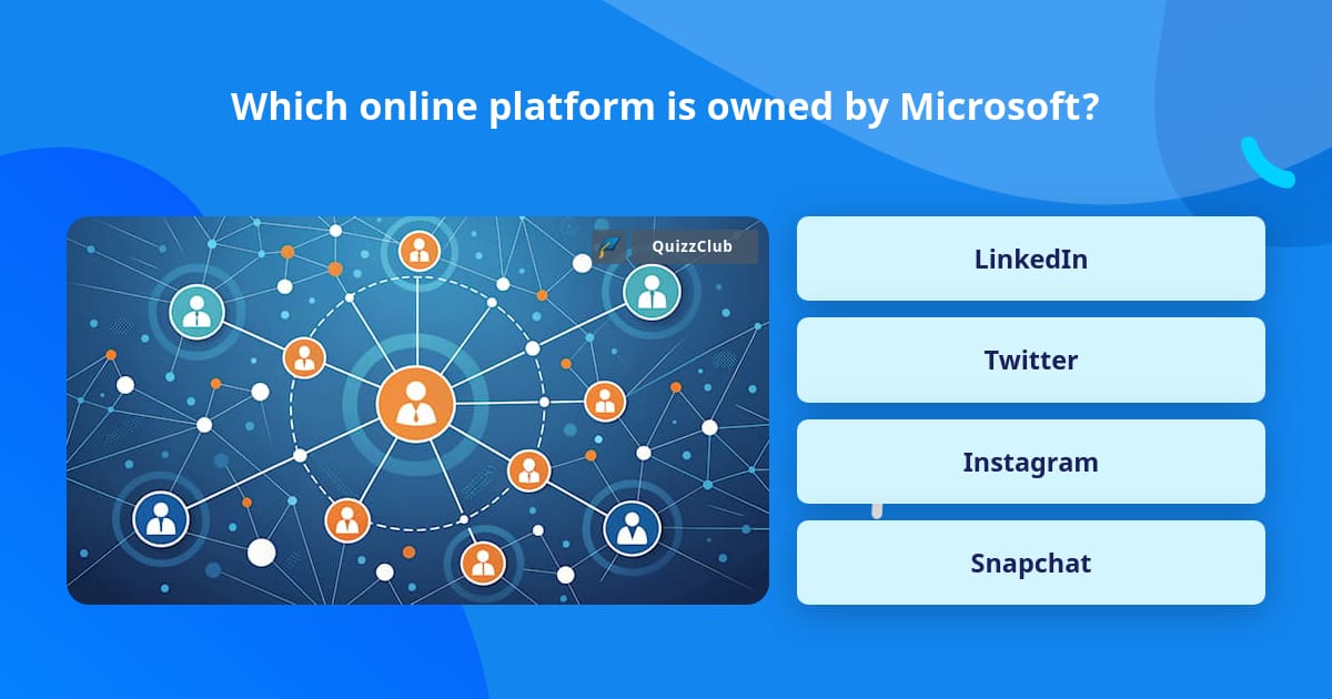 Which online platform is owned by... | Trivia Questions | QuizzClub