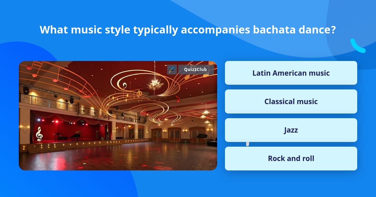 What music style typically... | Trivia Questions | QuizzClub