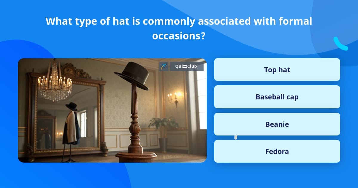 What type of hat is commonly... | Trivia Questions | QuizzClub