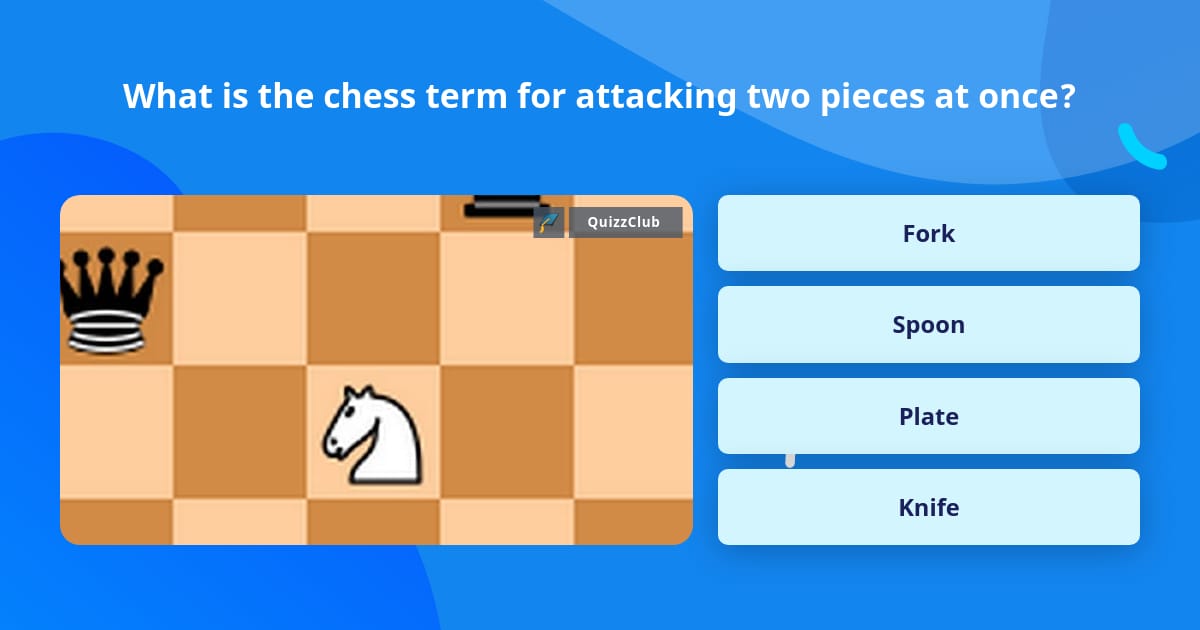 What is the chess term for attacking... | Trivia Questions | QuizzClub