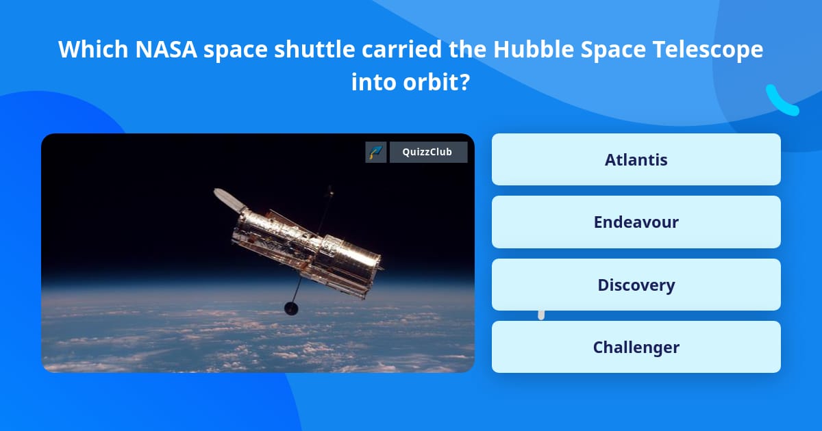 Which NASA space shuttle carried the... | Trivia Answers | QuizzClub