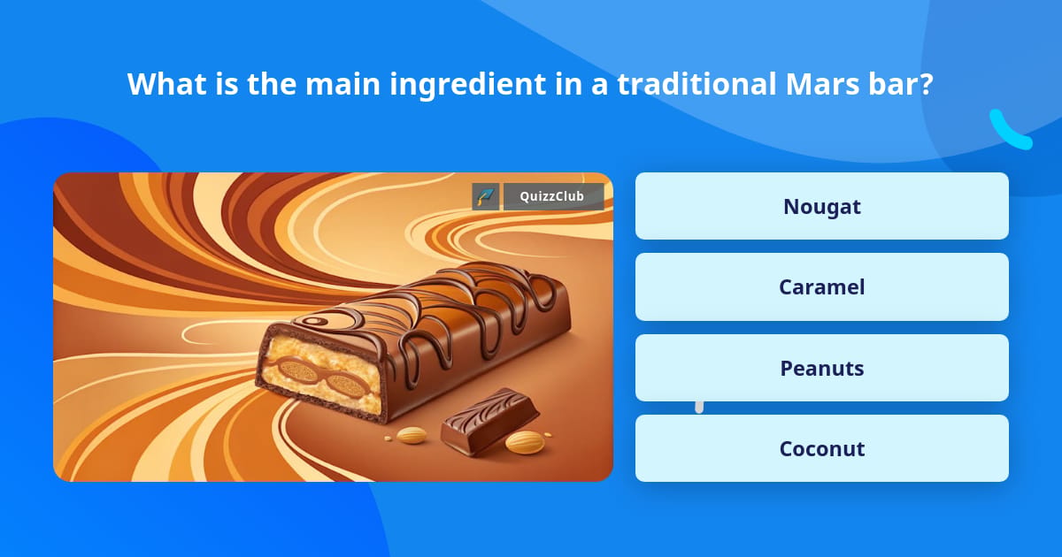 What is the main ingredient in a... | Trivia Questions | QuizzClub