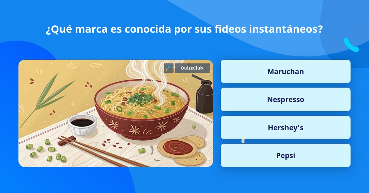 ¿Qué marca es conocida por sus... | Las Preguntas Trivia | QuizzClub