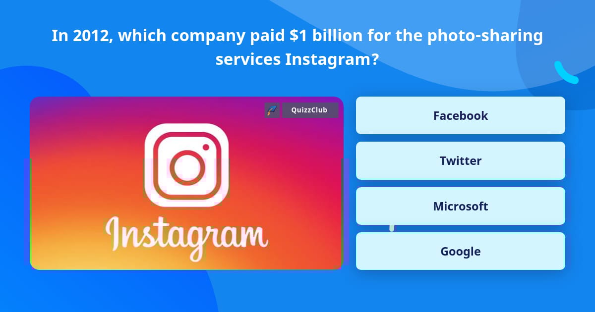 In 2012 Which Company Paid Trivia Questions QuizzClub in-2012-which-company-paid-trivia-questions-quizzclub