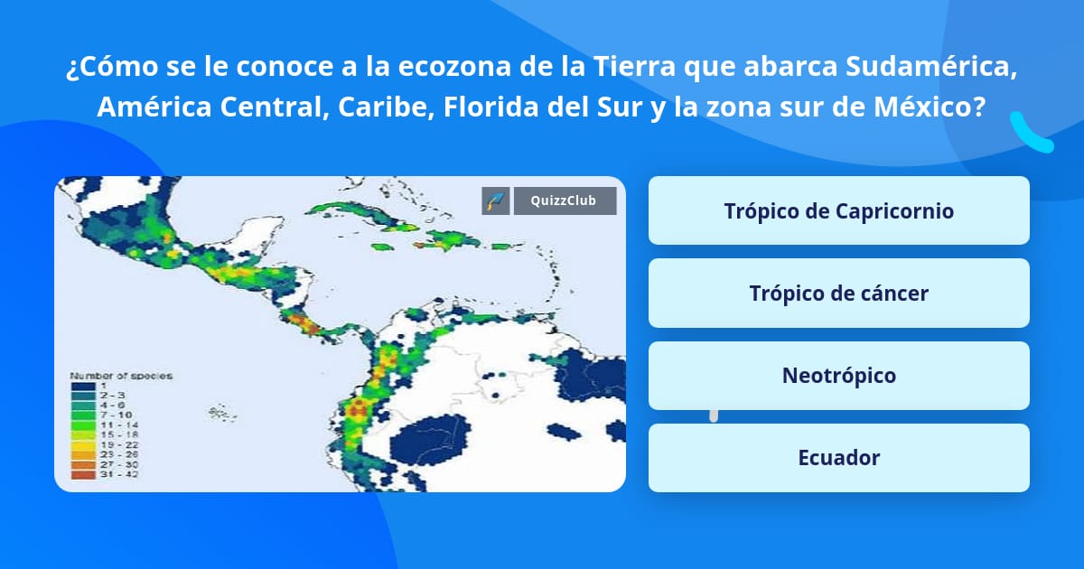 ¿Cómo se le conoce a la ecozona de... | Las Preguntas Trivia