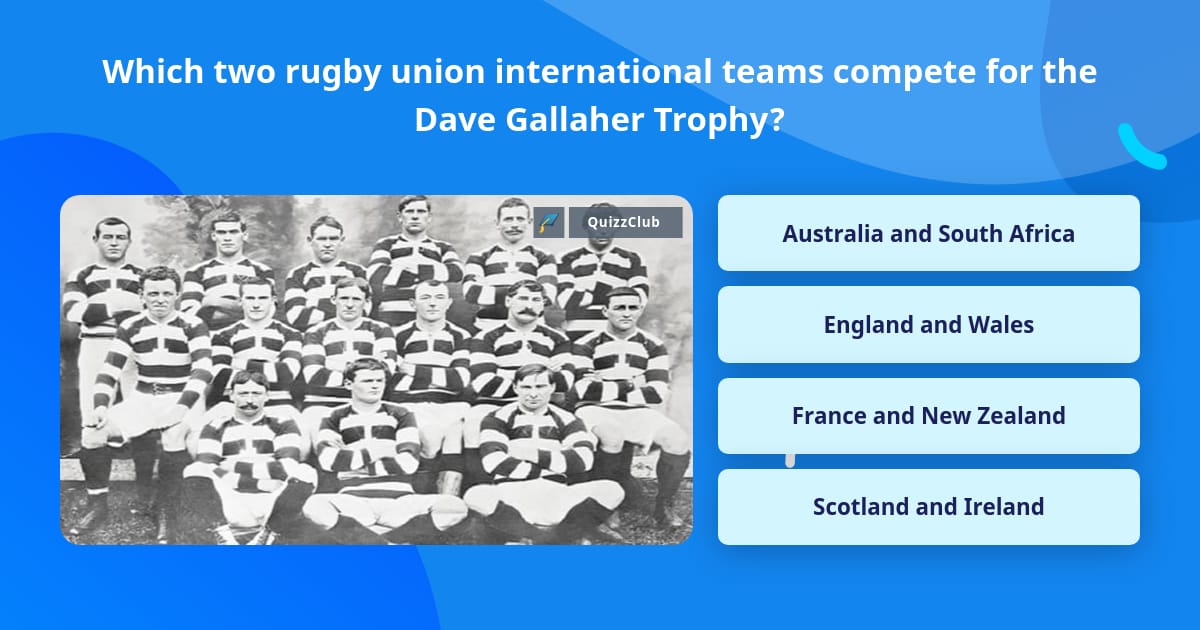 Which two rugby union international... | Trivia Questions | QuizzClub