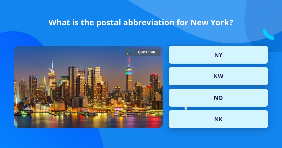 What Is The Postal Abbreviation For Trivia Questions QuizzClub what-is-the-postal-abbreviation-for-trivia-questions-quizzclub