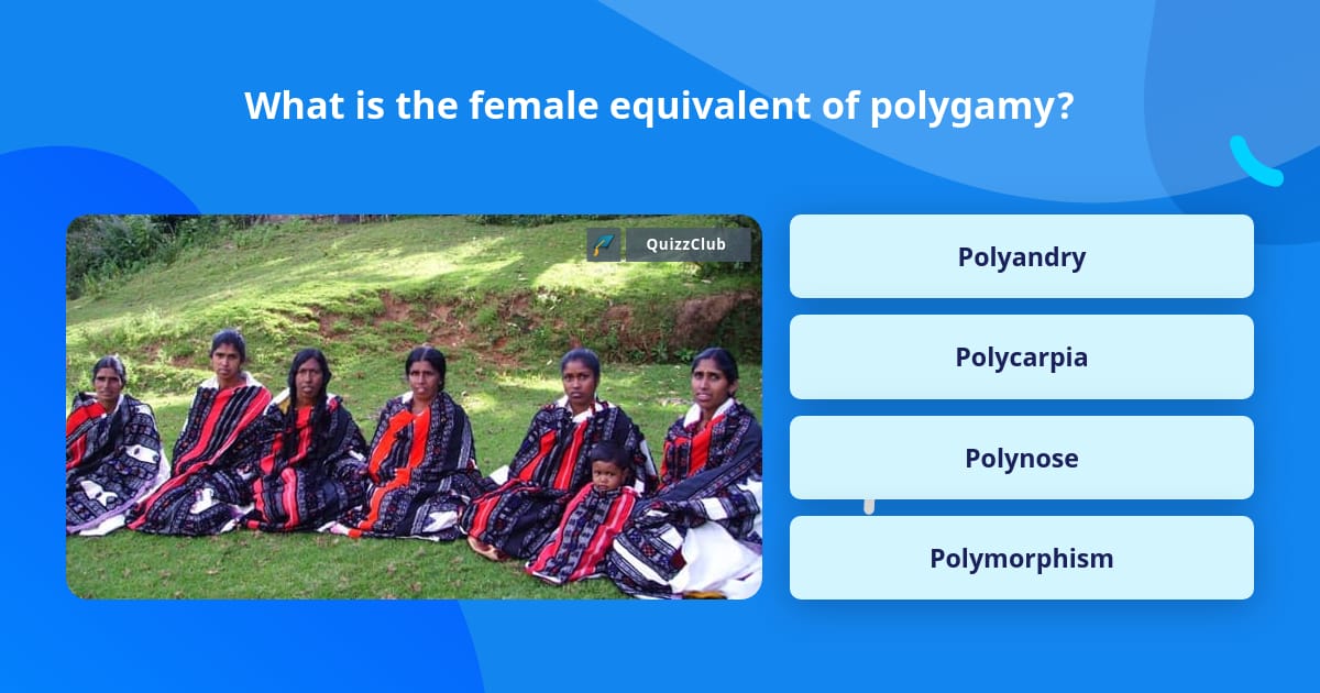 What is the female equivalent of... | Trivia Questions | QuizzClub