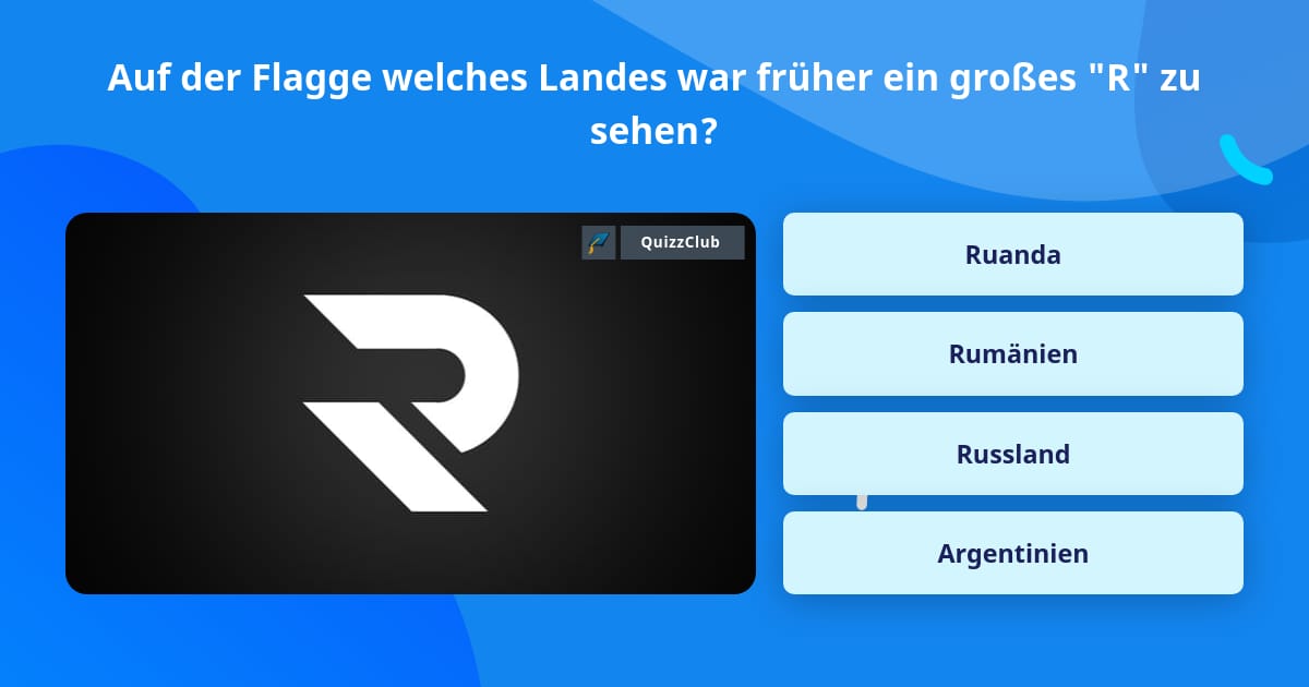Auf der Flagge welches Landes war... | Quizfragen | QuizzClub