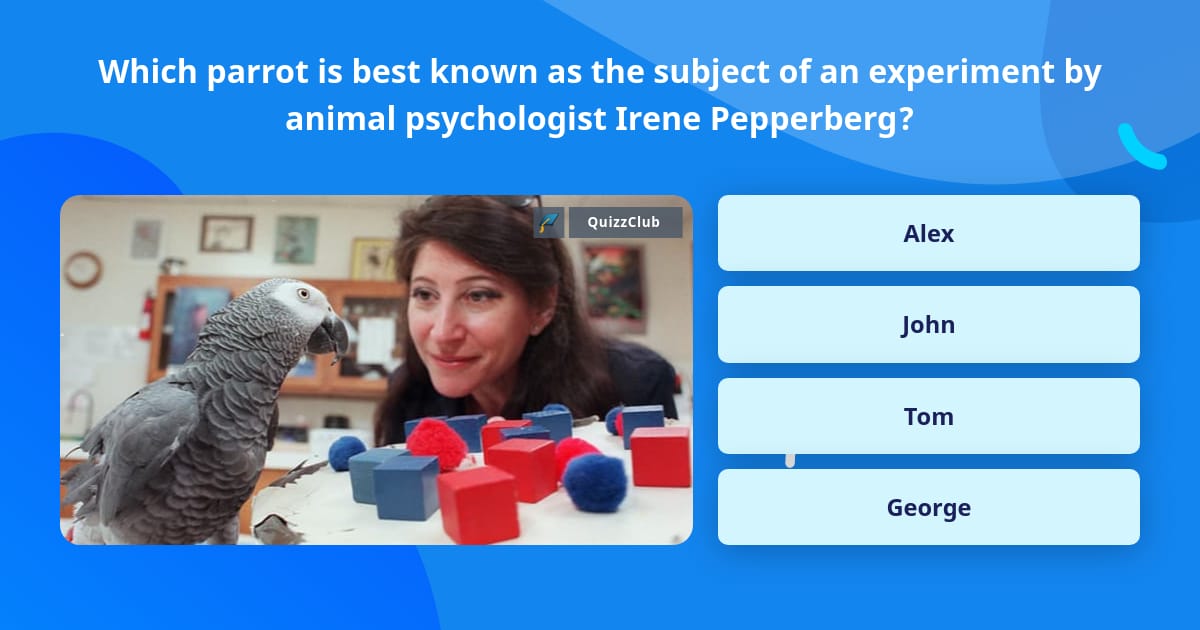 Which parrot is best known as the... | Trivia Questions | QuizzClub