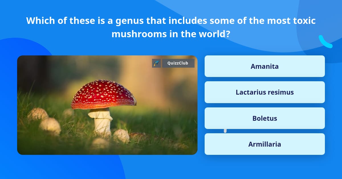 Which of these is a genus that... | Trivia Questions | QuizzClub