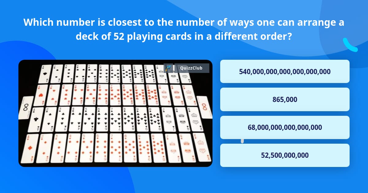 Which number is closest to the... | Trivia Questions | QuizzClub