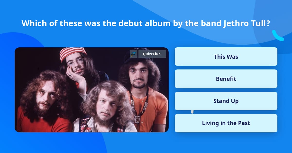 Which of these was the debut album... | Trivia Answers | QuizzClub