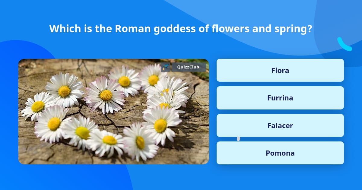 Which is the Roman goddess of... | Trivia Answers | QuizzClub