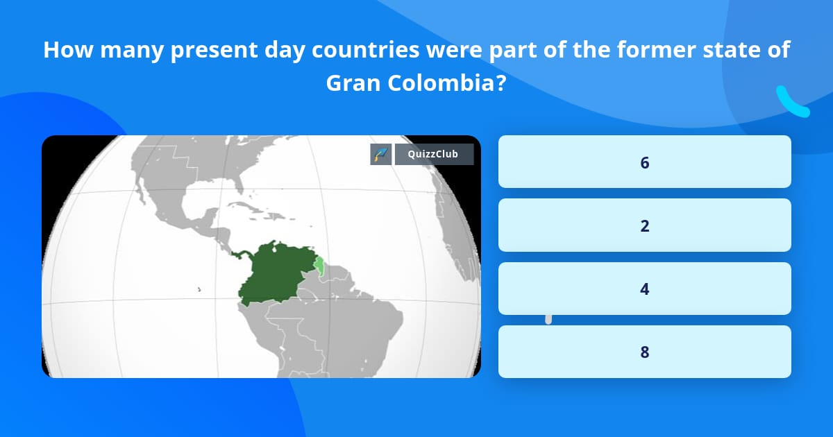 How many present day countries were... | Trivia Answers | QuizzClub