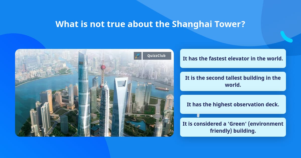 What is not true about the Shanghai... | Trivia Questions | QuizzClub