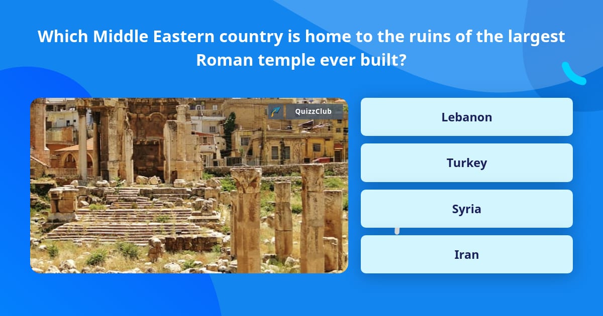 Which Middle Eastern country is home... | Trivia Answers | QuizzClub