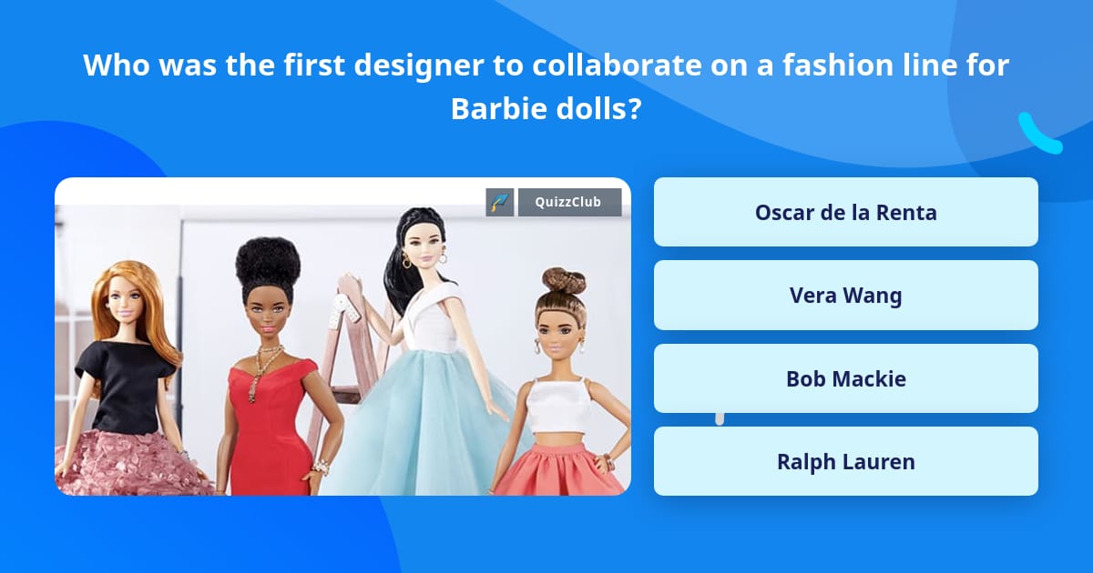 Who was the first designer to... | Trivia Questions | QuizzClub