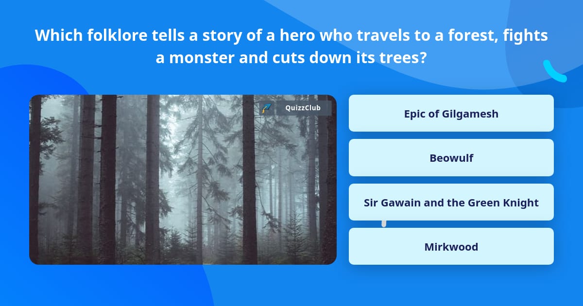 Which folklore tells a story of a... | Trivia Answers | QuizzClub