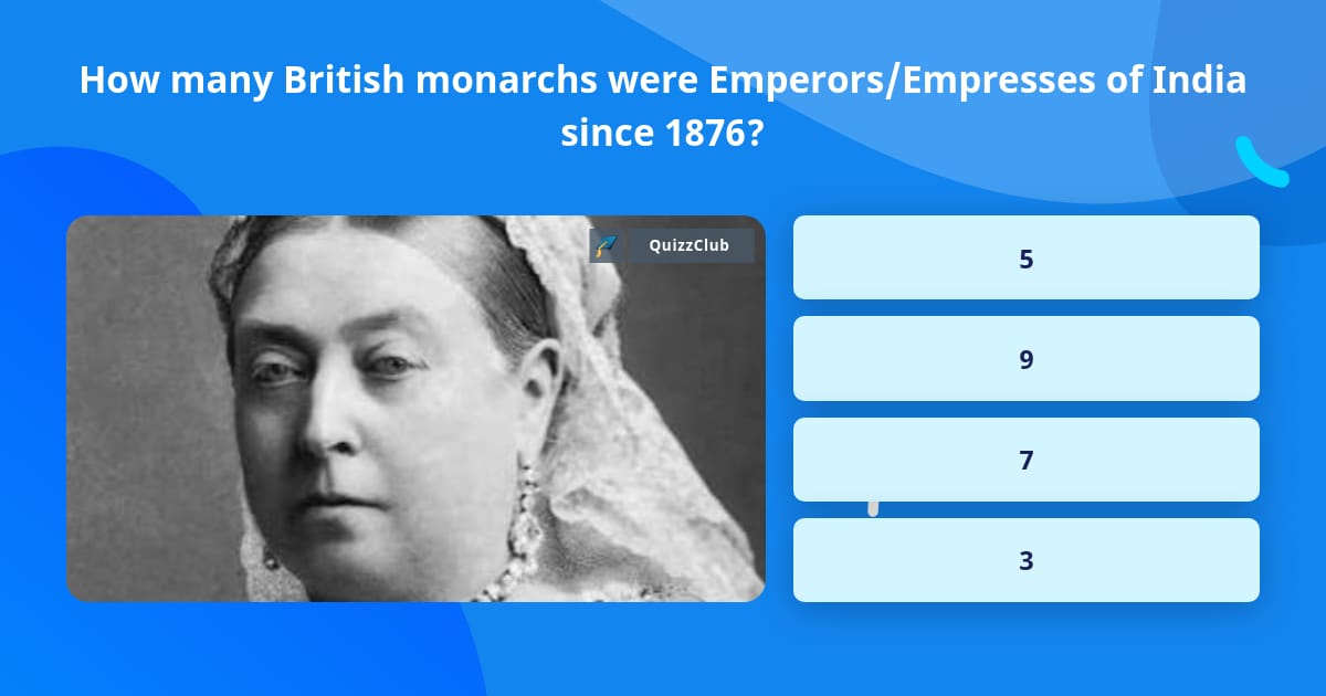 How many British monarchs were... | Trivia Answers | QuizzClub