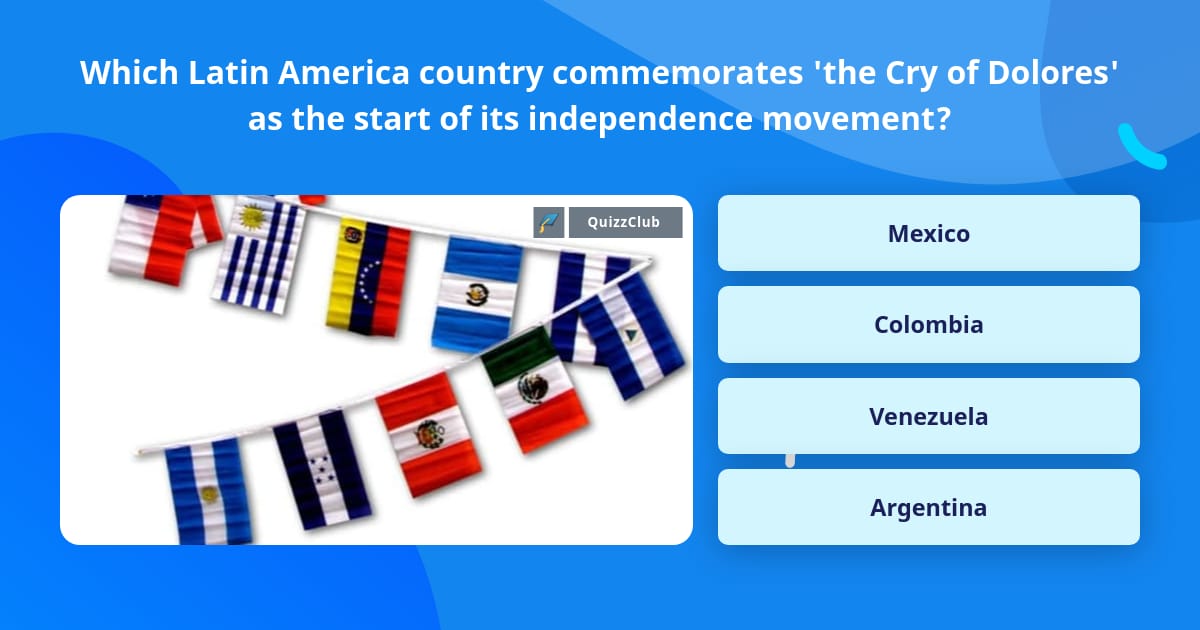 Which Latin America country... | Trivia Questions | QuizzClub
