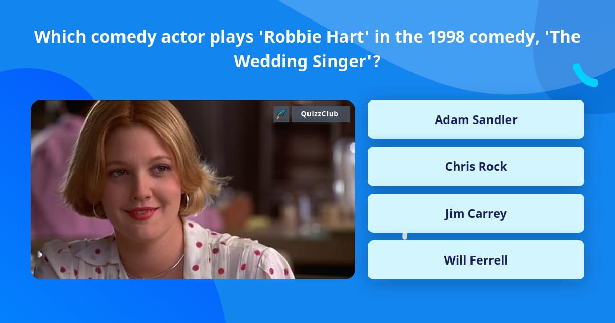 Which comedy actor plays 'Robbie... | Trivia Answers | QuizzClub