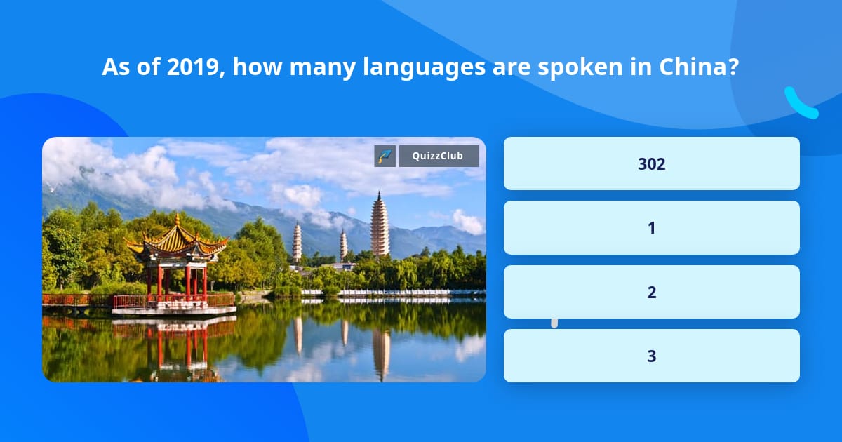 As of 2019, how many languages are... | Trivia Questions | QuizzClub