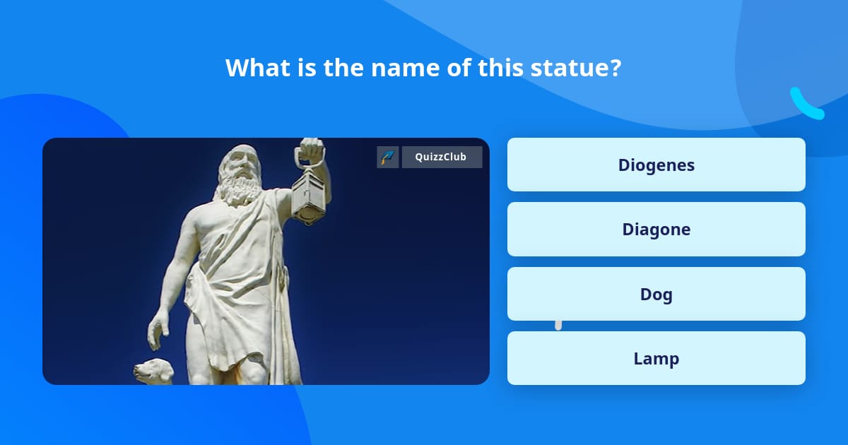 What is the name of this statue? | Trivia Questions | QuizzClub
