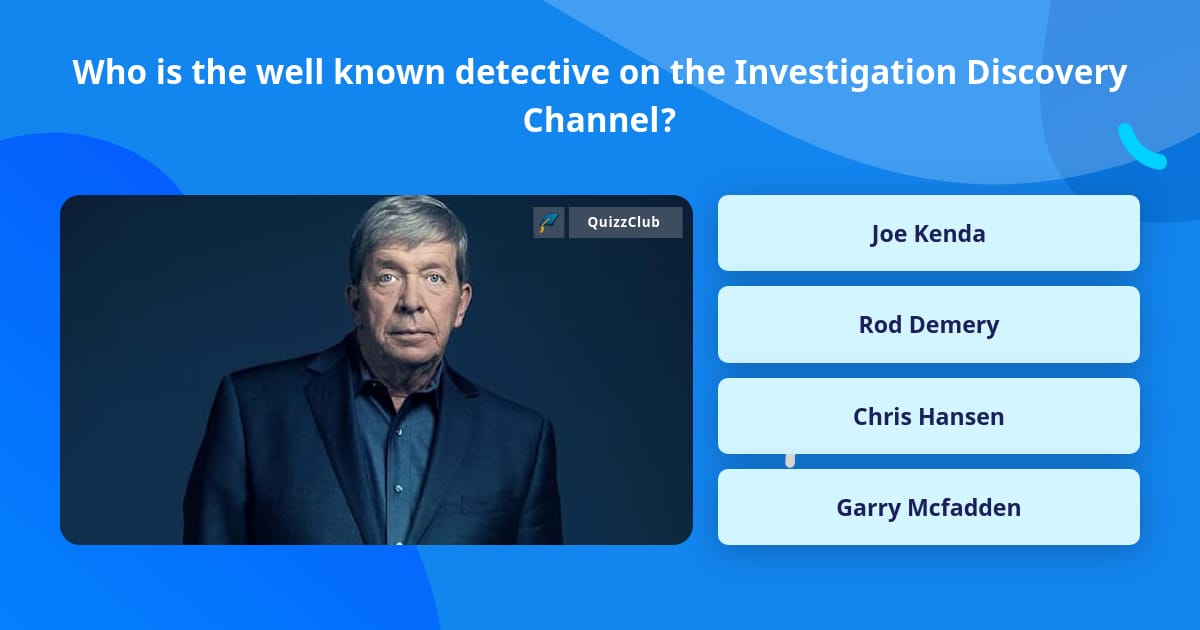 Who is the well known detective on... | Trivia Questions | QuizzClub