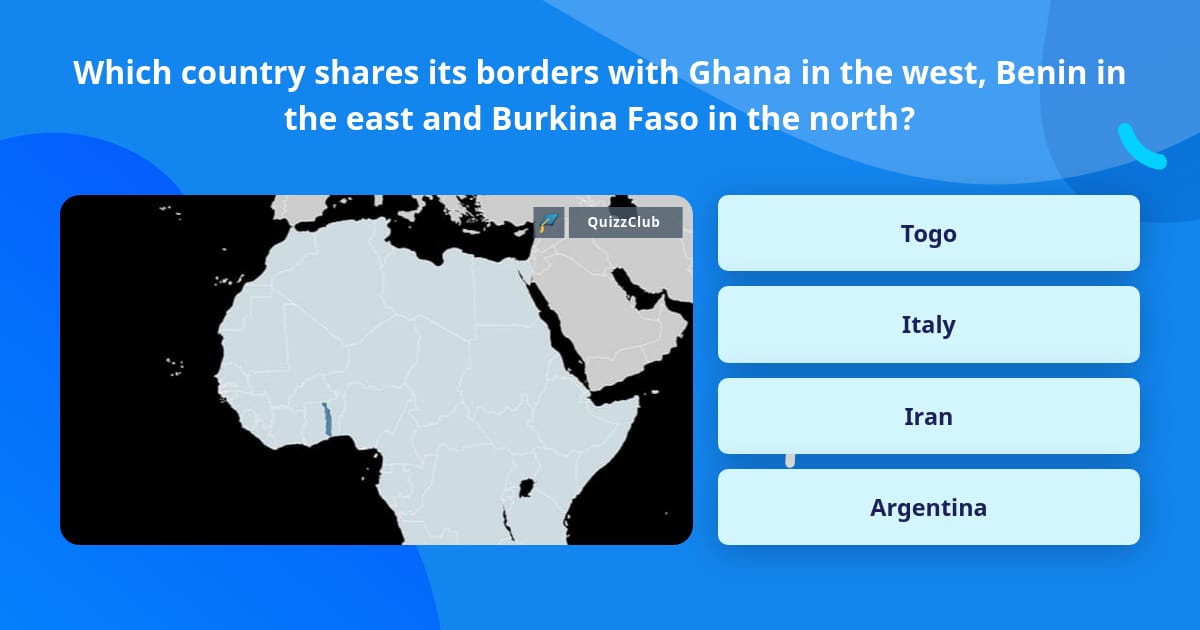 Which country shares its borders... | Trivia Questions | QuizzClub