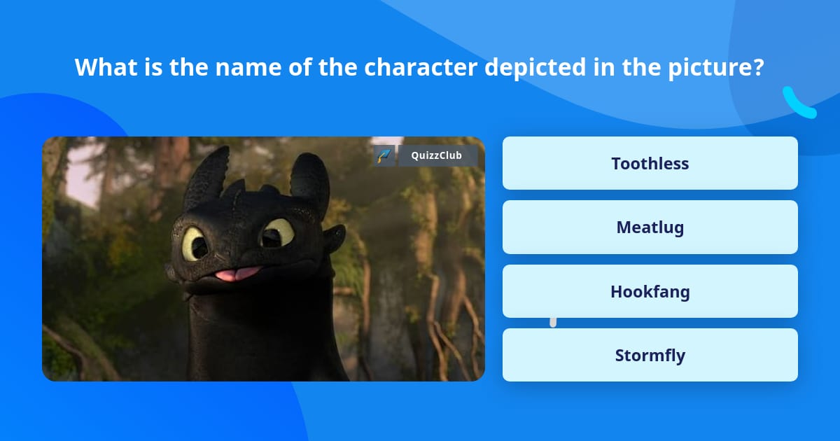 What is the name of the character... | Trivia Answers | QuizzClub