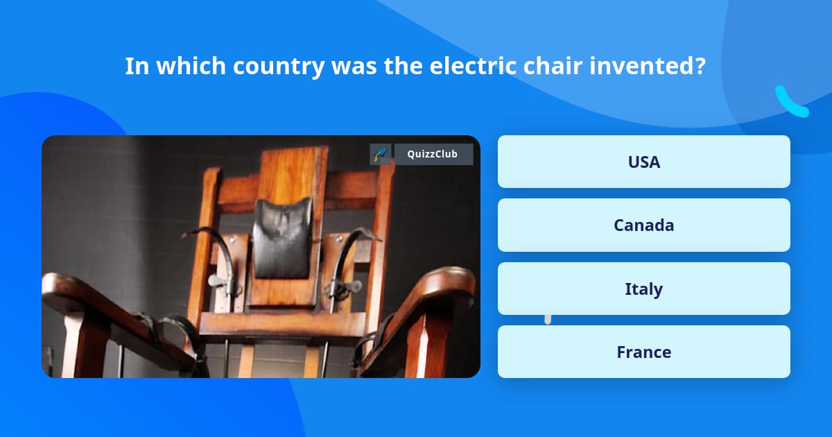 In which country was the electric... | Trivia Questions | QuizzClub