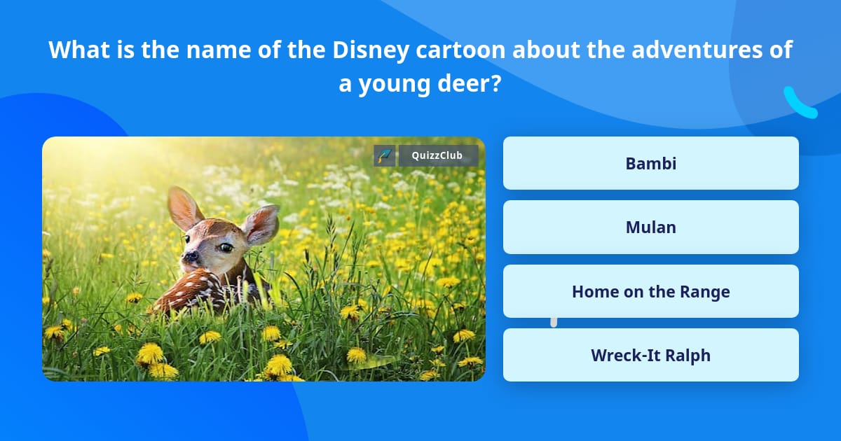 What is the name of the Disney... | Trivia Answers | QuizzClub