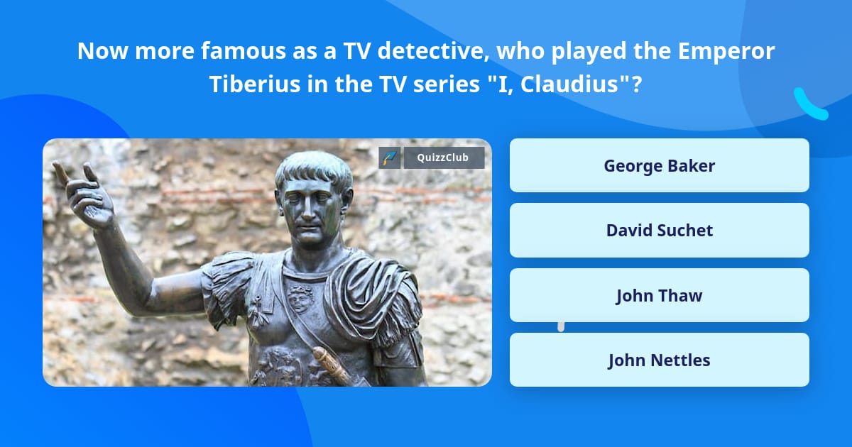 Now more famous as a TV detective,... | Trivia Answers | QuizzClub