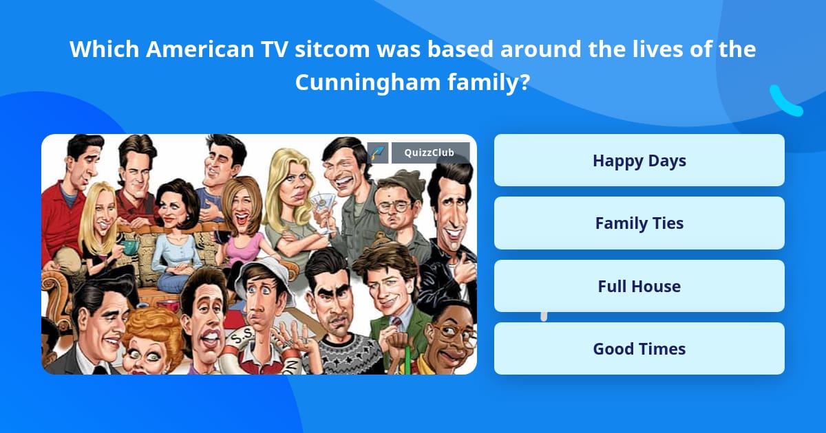 Which American TV sitcom was based... | Trivia Questions | QuizzClub