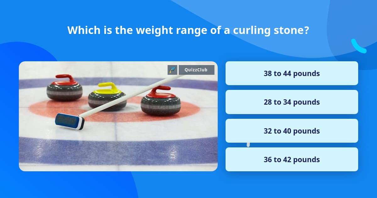 Which is the weight range of a... | Trivia Questions | QuizzClub