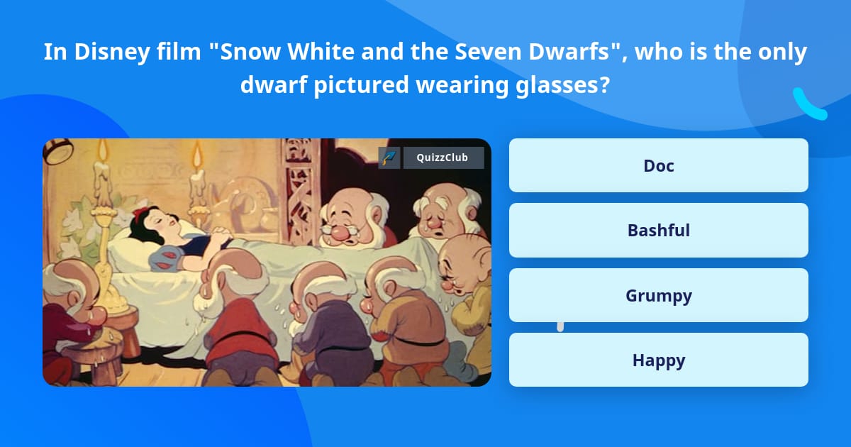 In Disney film "Snow White and the... | Trivia Questions | QuizzClub