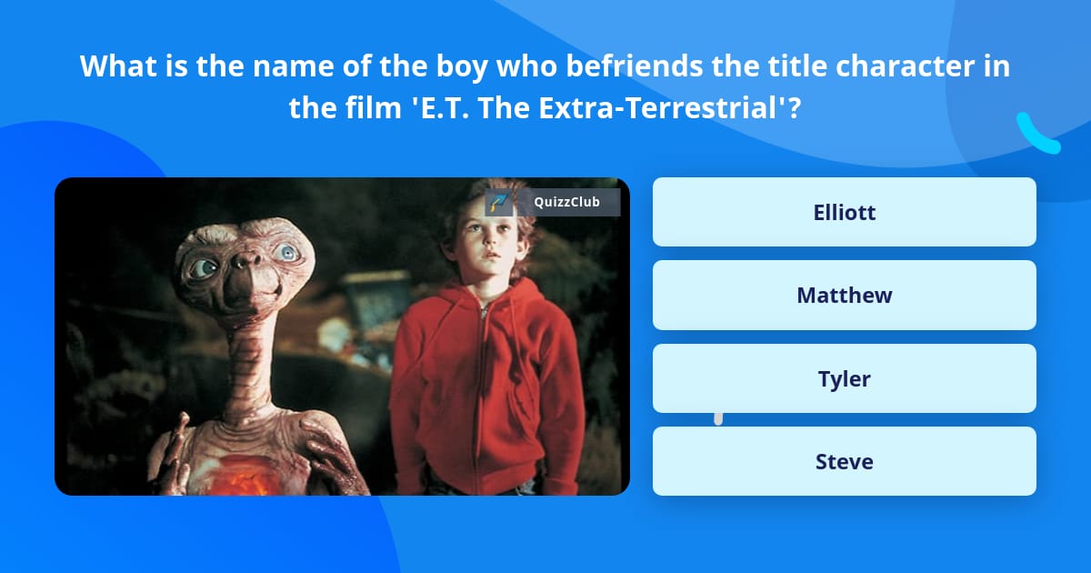 What is the name of the boy who... | Trivia Answers | QuizzClub